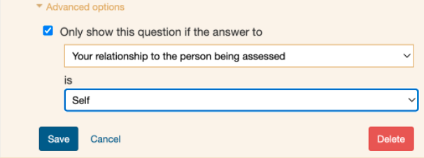 Utilize Advanced Options in a Questionnaire