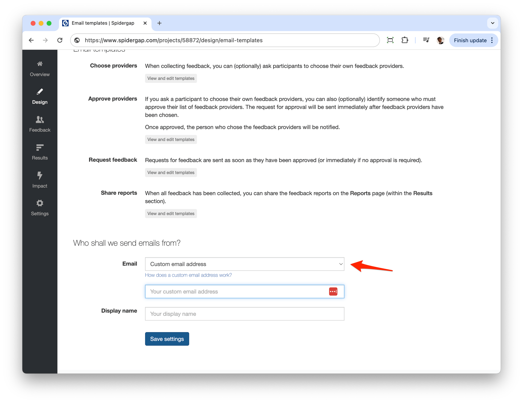 Learn how to send emails from a custom email address